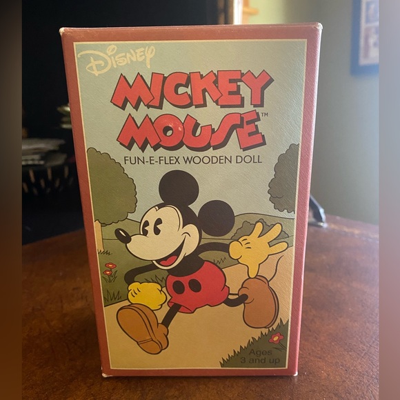Schylling | Toys | Nwt Nib Disney Mickey Mouse Funeflex Wooden Doll ...